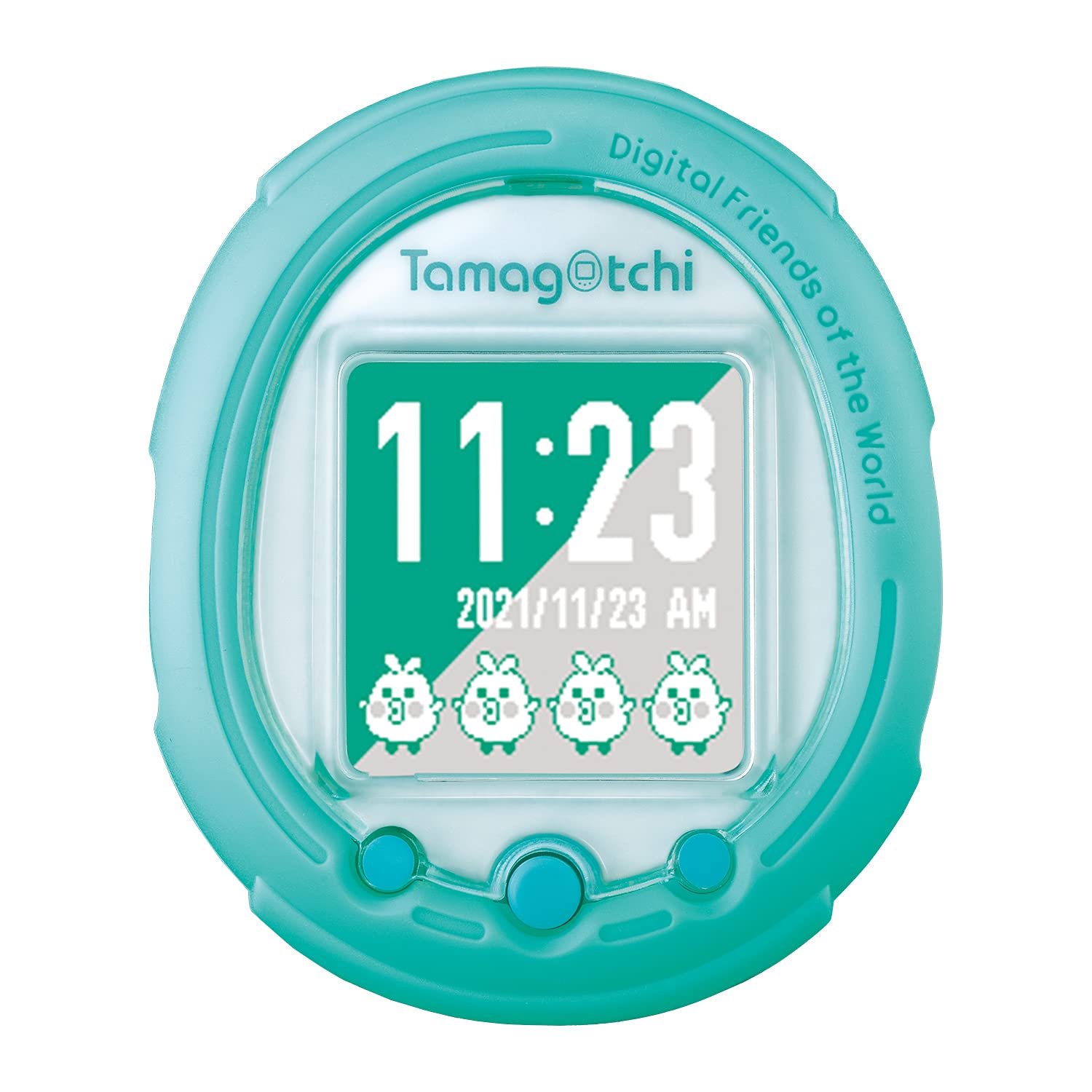【商品について】(C)BANDAI シリーズ初のウェアラブル型たまごっち「Tamagotchi Smart」シリーズから「Tamagotchi Smart Mintblue」が登場! バンダイでは液晶画面用の保護シートは販売しておりません。...