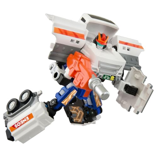 (C) TOMY・電池は使用しません。商品紹介 「特装合体ロボ ジョブレイバー」から新しいジョブレイバー『スタンドブレイバー ENEOS タンクローリー』が登場! アーマービークル「ENEOS タンクローリー」がガソリンスタンドジョブロイド...