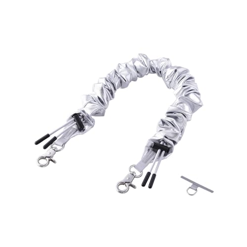 シルバー/全長約200mm〜約500mm/P-STHSCOSV・Color:シルバー・パッケージ個数:1・くしゅくしゅとした立体感とミニマルなデザインが目を引く、アクセサリー感覚で楽しめるハンドストラップです。・ミニマルでスポーティーな印象...