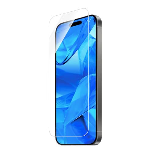 クリア/-/LN-IA25FGLB・パッケージ個数:1・【貼り付けキットLite付属】 超硬度10H表面強化ガラス・ケースに相性抜群の全画面保護サイズ・指紋防止効果2倍持続・黄色くならないブルーライトカット・ブルーライトを約41%カット