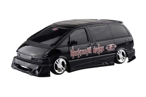 ブラック/1/24 スケール/ー・パッケージ個数:1・唯一無二のスタイル唯一無二のスタイル フロントバンパースポイラー サイドステップ&ドアパネル リヤバンパースポイラー デビルアイライン ビレットグリル プレステージスーパーサウンドエキゾ...