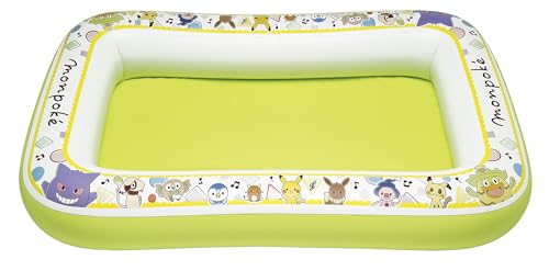グリーン/中/AGD-PDA・パッケージ個数:1・膨らんだ状態の長さ約157cm、横幅約100cm、高さ約25cm・水の使用量の目安は約100Lです大人気キャラクター「モンポケ」のプールです。膨らんだ状態のサイズは約157×100×25cmです。