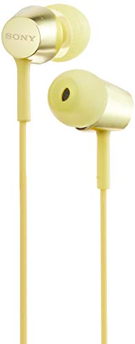 リモコンなしイエロー/1個 (x 1)/MDR-EX155 Y・Color:イエロー・パッケージ個数:1・高感度9mmドライバーユニット・音漏れを低減・からみにくいセレーションケーブル・快適な装着感と高音質を両立・フィット感を向上したハイブ...