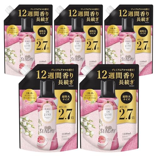 -/詰め替え 1440mL×5袋/-・パッケージ個数:1・プレミアムアロマの香り 12週間香り長続き*　*保管状態で・ミュゲ ・ ピオニーブロッサム ・ ホワイトムスク。シーツに包まれる心地良い朝をイメージ、甘く心ほぐれる香り・お洗濯のはじ...