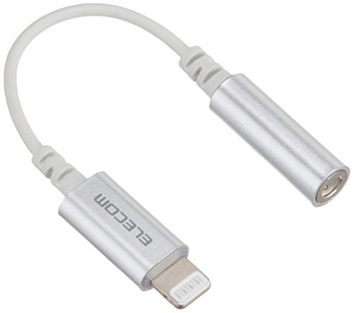 シルバー/-/EHP-L35DS01CSV・Color:シルバー・パッケージ個数:1・ライトニングコネクタをφ3.5mmステレオミニ端子に変換するイヤホン・ヘッドホン用ライトニングコネクタ変換ケーブルです。※φ3.5からライトニングへの音声...