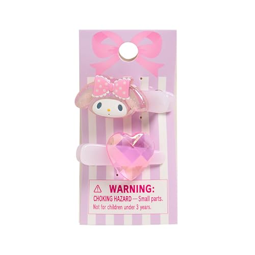 マイメロディ/-/176893・Color:マイメロディ・本体サイズ：マイメロディ:約幅3.8×奥行1.5×高さ1.6cmハート:約幅3.5×奥行1.5×高さ2cm。主な材料・原料：ABS樹脂・対象年齢3才以上。・(C) 2025 SANR...