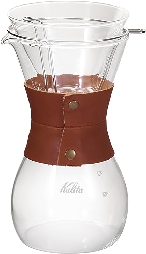 革製バンド付きブラウン/-/#35160・Style:革製バンド付きPatternName:単品・パッケージ個数:1・サイズ(約):130×130×220mm・本体重量(約):500g・素材・材質:本体/耐熱ガラス製、バンド/革、ホルダー/...