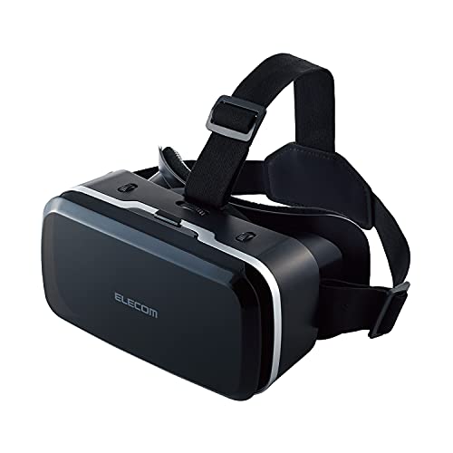 (1)VRゴーグル単品スタンダード/-/VRG-M02BK・Style:(1)VRゴーグル単品・パッケージ個数:1・VRコンテンツ再生中に周囲を見渡すと、頭の動きに合わせて視界が360度動き、まるで自分がコンテンツの中にいるかのような仮想体...