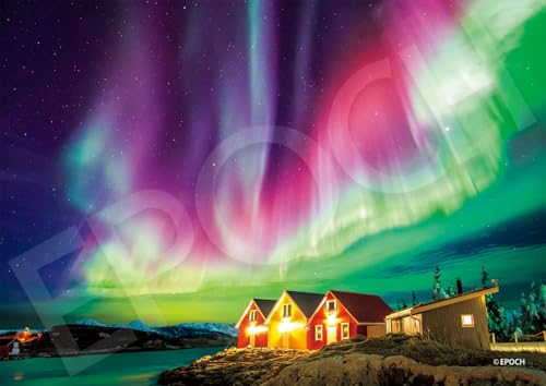 500スーパースモールピースオーロラ輝く夜空—ノルウェー/-/52-807・Color:オーロラ輝く夜空—ノルウェーStyle:500スーパースモールピース・ピース数：500SS・完成サイズ：18.2×25.7cm　対応パネルナンバー：1-...