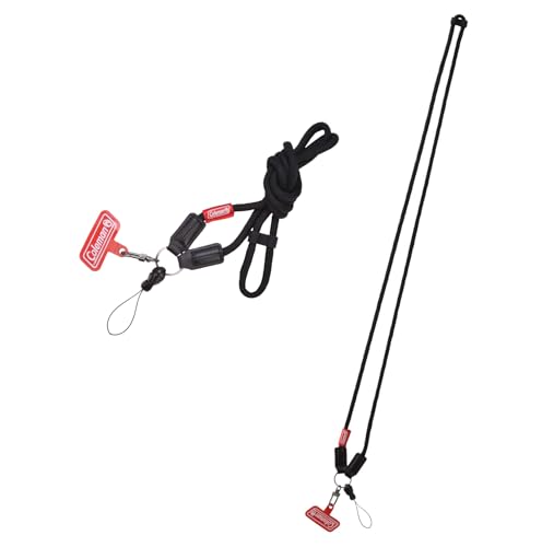 ブラック/-/VCO-8527・Color:ブラック・パッケージ個数:1・【アウトドアブランド コールマン ライセンスモデル スマホショルダー対応ロープタイプ ストラップ】「COLEMAN」は、1901年米国カンザス州ウイチタにて創業した老...