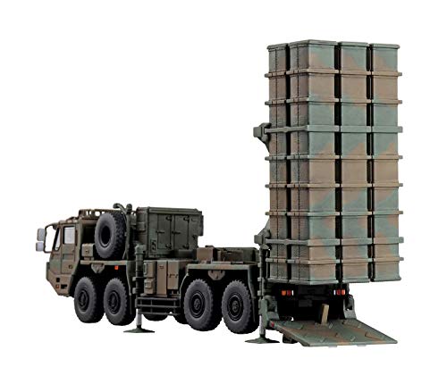カモフラ/1/72/20・パッケージ個数:1・陸上自衛隊に配備されている03式中距離地対空誘導弾こと、通称「中SAM」を製品化商品紹介 1/72 ミリタリーモデルキットシリーズ プラモデル。 発射器のキャニスター部分やアウトリガー部分は展開...