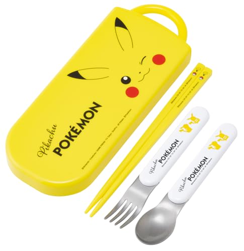ポケモン/-/TACC2-71544・パッケージ個数:1・サイズ：横19.8×縦7.6×高1.7cm、箸：16.5cm、スプーン・フォーク：13cm・材質：ポリプロピレン、フタ・箸：AS樹脂、スプーン・フォーク：ステンレス鋼、持ち手：ABS...