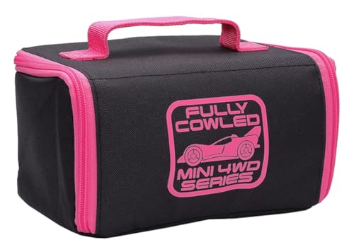 ブラック/縦120×横190×高さ115mm（内寸）/95668-000・Size:縦120×横190×高さ115mm（内寸）・ミニ四駆のパーツはもちろん、マシンも収納可能な布製バッグ・ファスナー・スライダーが2個付いていて正面が大きく開く...