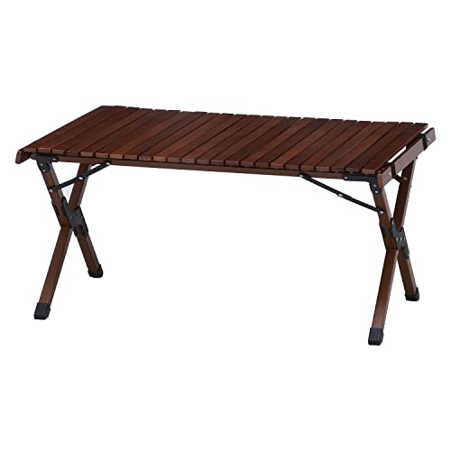 ローテーブルダークブラウン/幅90cm/37986・Color:ダークブラウンStyle:ローテーブル・パッケージ個数:1・コロコロ巻いて簡単収納! (br)天然木を使ったローテーブル・幅90×奥行60×高さ44cm・本体重量:6.1kg、...