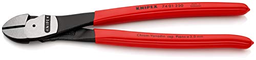 プラスチックコーティングハンドル黒染め/磨き/250mm/Knipex - 74 01 250・Style:プラスチックコーティングハンドルSize:250mmColor:黒染め/磨き・パッケージ個数:1・全長(mm):250・切断能力(m...