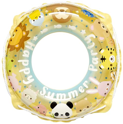 イエロー/小/RGD-50A・対象年齢：3歳以上・サイズ：50cm・ロープ付き・かんたん空気栓装着商品・対象年齢3歳〜5歳くらいのお子様に最適！。膨らんだ状態のウキワの内周は約70〜75cmです。対象年齢3歳〜5歳くらいのお子様に最適！。膨...