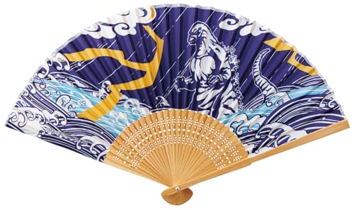 ゴジラ/サイズ：37.8×22×2.5cm/ZSS1-70289・パッケージ個数:1・サイズ：37.8×22×2.5cm・材質：ポリエステル・竹・原産国：中国手軽に涼しくなれるかわいいキャラクター扇子。 折りたたんでコンパクトに収納できます...