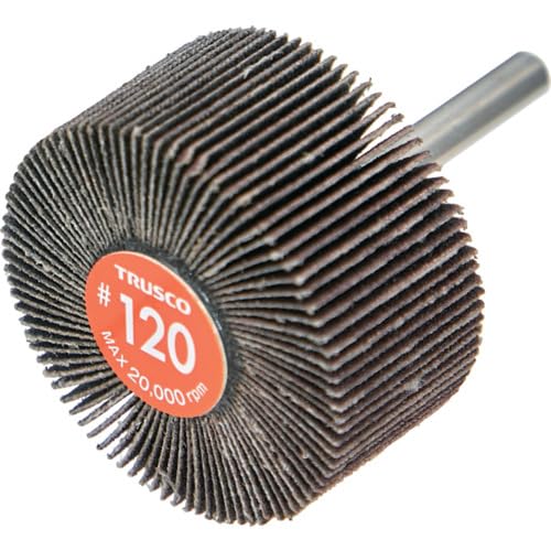 -/-/EF5025-120・パッケージ個数:1・●最高使用回転数：20000rpm●粘りある研磨布を使用し、研磨力と耐久性、低コストを実現したエコノミータイプのフラップホイールです。●ペーパーがしなり弾力性があるため、加工物にフィットした...