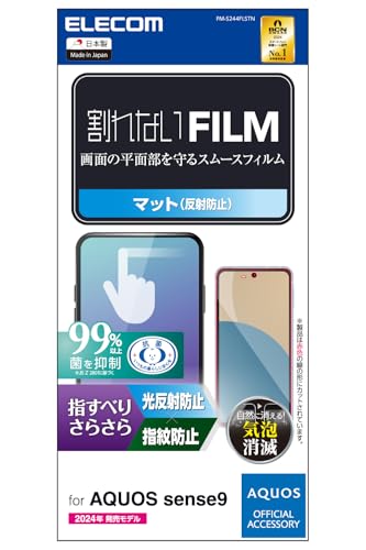 マットフィルム/-/PM-S244FLSTN・Color:フィルムStyle:マットPatternName:1)フィルム単品・パッケージ個数:1・端末の画面を傷や汚れから守る、スムース、指紋防止、反射防止タイプの画面保護フィルムです。・滑ら...