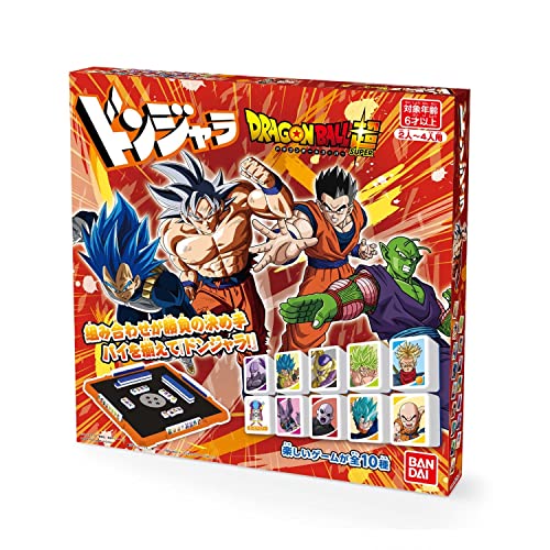 マルチカラー/-/-・パッケージ個数:1・『ドラゴンボール超』より、「ドンジャラ ドラゴンボール超」が登場！・大人もこどもも家族みんなで遊べるファミリーゲームの超定番！・基本のドンジャラから「ドラゴンボール超」特別ルールのゲームなど2人から...
