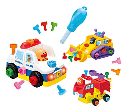 はたらくのりものセット混合カラー/125×100×160mm/-・対象年齢:3才以上・使用電池:単4電池×3個(別売)・連続使用時間:約10時間・(C)やなせたかし/フレーベル館・TMS・NTV・電池付属:いいえアンパンマンくみたてDIYシ...