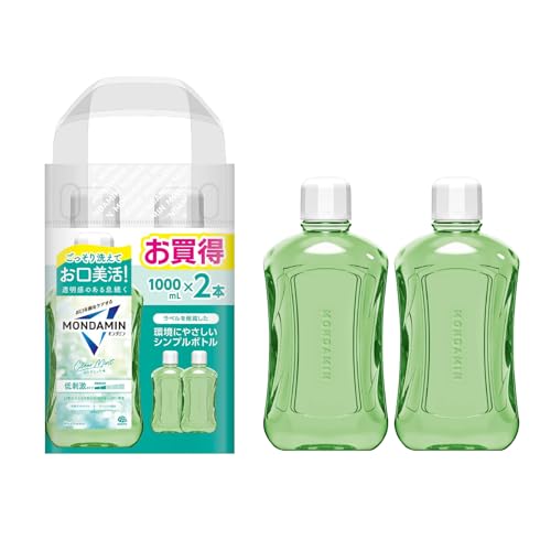 緑/1000ml×2/-・Size:1000ml×2・パッケージ個数:1・透明感のある息が続く、お口美活のためのマウスウォッシュ(洗口液)・口臭の元となるお口の汚れをしっかり除去。オーラルケアにおすすめ。・【刺激の強さ】低刺激タイプ(刺激度...
