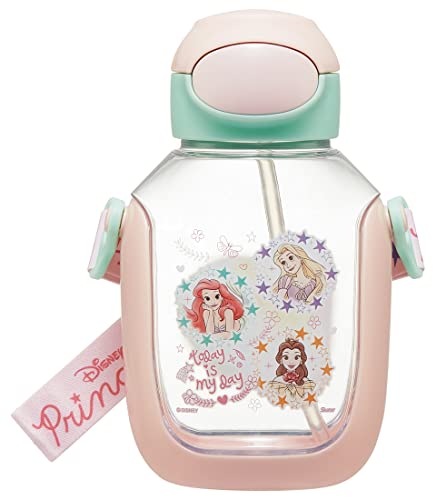 プリンセス/530 ml/PDSH6DX-A・Color:プリンセス・パッケージ個数:1・容量:530ml/サイズ:直径11.5×高さ17.5cm/原産国:中国・付属品:肩から掛けられるショルダーベルト、飲み口、名前シール・丈夫で透明度の高...