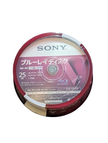 パッケージ個数:1容量:25GB 対応倍速:1-2倍速 録画時間(目安):地デジ180分/BSデジタル130分 ケース:スピンドルケース レーベル:インクジェットプリンタ対応 ワイド印刷エリアタイプ くり返し録画用