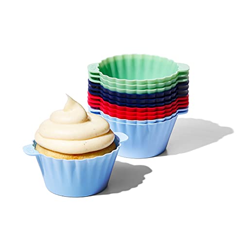ベーキングカップ、12マルチカラー/3 oz. each/11313700・Style:ベーキングカップ、12・パッケージ個数:1・サイズ:85x70x35mm(1個あたり)・本体重量:(1個)11・素材・材質:シリコーンゴム・生産国:中国...