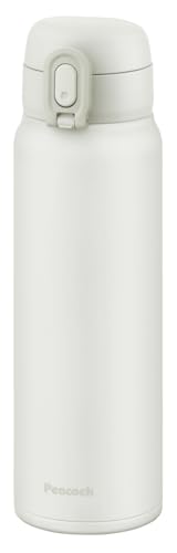 ホワイト/600 ml/AKT-60 W・Color:ホワイトSize:600 ml・パッケージ個数:1・サイズ(約):6.9×7.2×24.1cm、口径/3.8cm、容量:0.6L・本体重量(約):0.26kg・素材・材質:内びん/ステン...