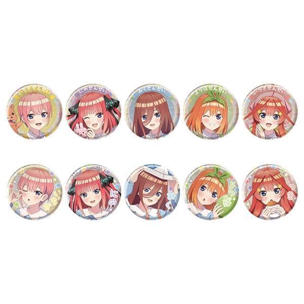 商品サイズ：直径約58mm商品紹介 TVスペシャルアニメ「五等分の花嫁＊」より、「ラメキラカンバッジコレクション」が新登場！ 安全警告 なし