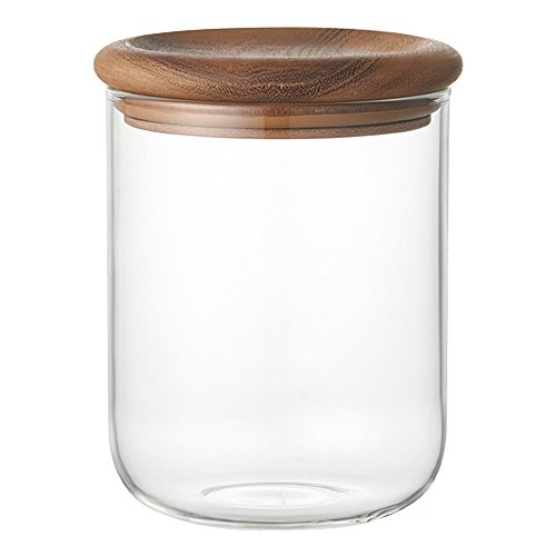 透明/800ml/28561・Size:800ml・パッケージ個数:1・サイズ:110 x H140 mm 容量:800 ml・素材:耐熱ガラス、アカシア(オイル仕上げ)、シリコーン・電子レンジ:可・食器乾燥機:可(ガラスのみ)・ブラント:...