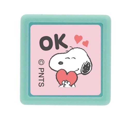 OK／スヌーピー／インクカラー：ピンク/スタンプ/2219-009・Color:OK／スヌーピー／インクカラー：ピンク・パッケージ個数:1・家庭学習や連絡帳に！限られたスペースにも収まりやすいミニサイズのスヌーピースタンプ！・スケジュール帳...