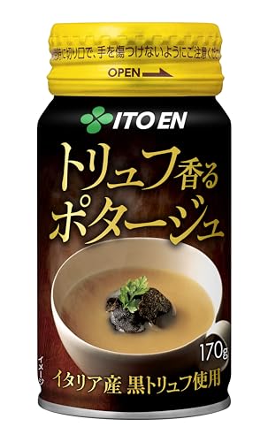 内容量:170g×30本・容器:広口缶・原材料:クリーム、乾燥ポテトフレークス、糖類(麦芽糖、果糖)、バター、食塩、脱脂粉乳、チーズパウダー、チキンエキス調味料、蛋白加水分解物調味料、酵母エキス、ブラックペッパー、黒トリュフ/増粘剤(加工で...