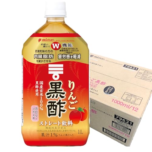 -/1リットル (x 12)/79990・FlavorName:りんご黒酢(×12本)PatternName:単品・パッケージ個数:1・原材料:米黒酢(国内製造)、りんご果汁、果糖ぶどう糖液糖、果糖、黒糖入り砂糖液、砂糖/酸味料、香料、甘味...