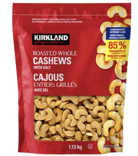 カシューナッツ/1.13kg/1390413・パッケージ個数:1・大粒カシューナッツ・シーソルトで味付け済・ロースト済