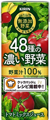 -/200ミリリットル (x 24)/-・パッケージ個数:1・内容量:200ml×24本・カロリー:(200mlあたり)47kcal・原材料:トマトジュース(濃縮トマト還元)、野菜ジュース(にんじん(濃縮還元)、セロリ、なばな(濃縮還元)、...