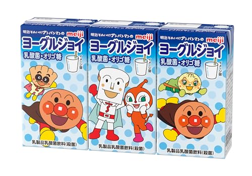 PatternName:ヨーグルジョイ 乳酸菌・オリゴ糖・125mlと飲み切りサイズの乳酸菌飲料・お子さまに大人気！アンパンマンのパッケージ・常温保存可能商品紹介 子どもたちに大人気のアンパンマンキャラクターを使用した「明治それいけ!アンパ...