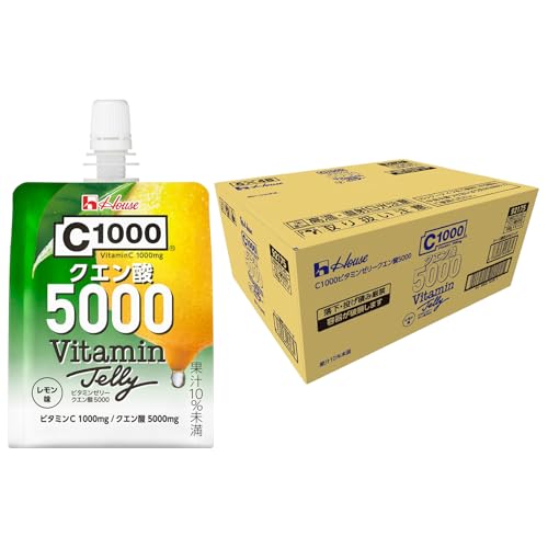 PatternName:ビタミンゼリー クエン酸5000 180g×24個・ビタミンC1000mg、クエン酸5000mg配合。商品紹介 ・レモン50個分（果汁換算）のビタミンC1000mg、クエン酸5000mg配合。 ・レモンの味わいと酸味...
