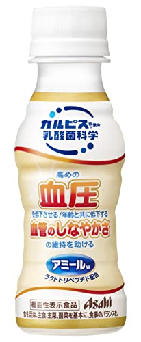 -/100ミリリットル (x 30)/-・商品サイズ(高さx奥行x幅):14cm×23cm×28cm商品紹介 カルピスに由来する長年の乳酸菌研究から生まれた乳由来の成分ラクトトリペプチド配合。美味しく毎日続けやすい小型飲料です。 【商品特性...