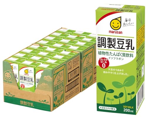 -/200ml×24/-・Size:200ml×24・パッケージ個数:1・内容量:200ml×24本・カロリー:1パック(200ml)当り108Kcal・商品サイズ(幅×奥行×高さ):330×155×120mm商品紹介 管理栽培大豆使用。新...