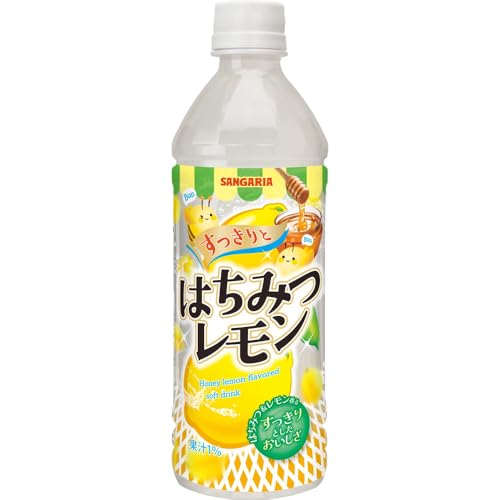 -/500ミリリットル (x 24)/-・パッケージ個数:1・内容量:500ml×24本・商品サイズ(高さ×奥行×幅):220mm×420mm×280mm・原材料:果糖ぶどう糖液糖、レモン果汁、はちみつ、酸味料、香料、甘味料(アセスルファム...