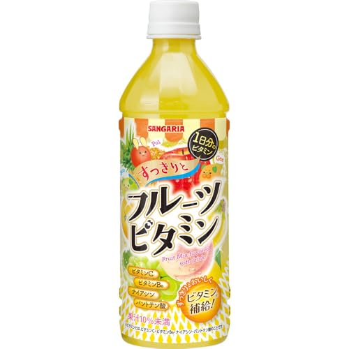 -/500ml ×24本/-・Size:500ml ×24本・【原材料】果汁(りんご(チリ)、オレンジ、ぶどう、パインアップル、もも、バナナ)、果糖ぶどう糖液糖/酸味料、香料、ビタミンC、甘味料(アセスルファムK)、カロテン色素、ナイアシン...