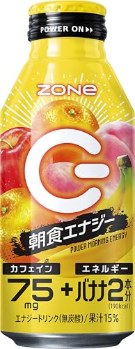 原材料:果実（りんご、もも、オレンジ、バナナ、マンゴー）、糖類（果糖ぶどう糖液糖、ぶどう糖、砂糖）／酸味料、香料、ビタミンC、アルギニン、増粘多糖類、甘味料（スクラロース）、カフェイン、ナイアシンアミド、ビタミンB6、ビタミンB2、ビタミン...