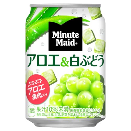 -/280ミリリットル (x 24)/21201・パッケージ個数:1・内容量:280ml×24本・カロリー:100gあたり40kcal・商品サイズ(高さ×奥行×幅):107mm×406mm×269mm・「アロエ葉肉」の食感と、「白ぶどう果汁...