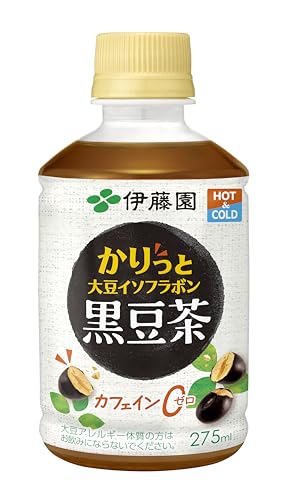内容量:275ml×24本・容器:ペットボトル・原材料:黒大豆(日本)、大豆胚芽/ビタミンC・栄養成分(1本(275ml)当たり)：エネルギー：0kcal、たんぱく質：0g、脂質：0g、炭水化物：0g(糖類：0g)(食物繊維：0g)、食塩相...