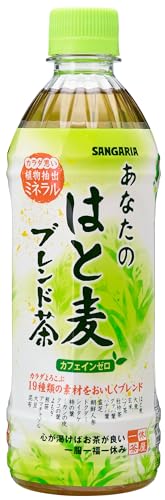 あなたのはと麦ブレンド茶-/500ミリリットル (x 24)/811・Style:あなたのはと麦ブレンド茶・パッケージ個数:1・原材料:ハトムギ、大麦、玄米、野生植物抽出ミネラル、ハブ茶、杜仲茶、グァバ葉、バナバ葉、霊芝、朝鮮人参、ドクダミ...