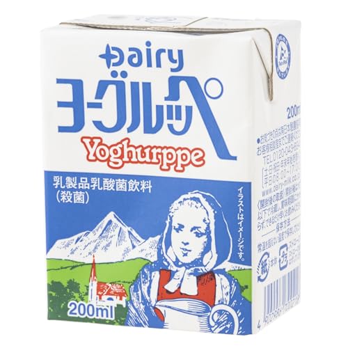 -/200ml/-・FlavorName:ヨーグルッペSize:200ml・原材料:砂糖（国内製造）、果糖ぶどう糖液糖、乳、乳製品、ぶどう糖/安定剤（ペクチン）、香料、酸味料・商品サイズ(高さx奥行x幅):9cm×26.5cm×20.5cm...