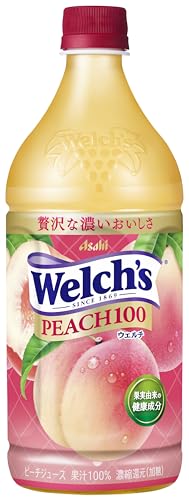 -/800g×8本/-・Size:800g×8本・【品質感ある果実の特別なおいしさで、疲れた気分のときや一日の終わりにほっと一息を提供してくれる果汁飲料】 Welch’sがお届けする、品質感ある濃厚な味わいが楽しめる100％ピーチジュースで...
