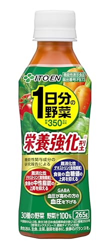 緑/265グラム (x 24)/-・パッケージ個数:24・内容量:265ml×24本・容器:ペットボトル・原材料:野菜汁(トマト、にんじん、赤ピーマン、きゅうり、インゲン豆、大根、ピーマン、メキャベツの葉、ケール、レタス、アスパラガス、カリ...